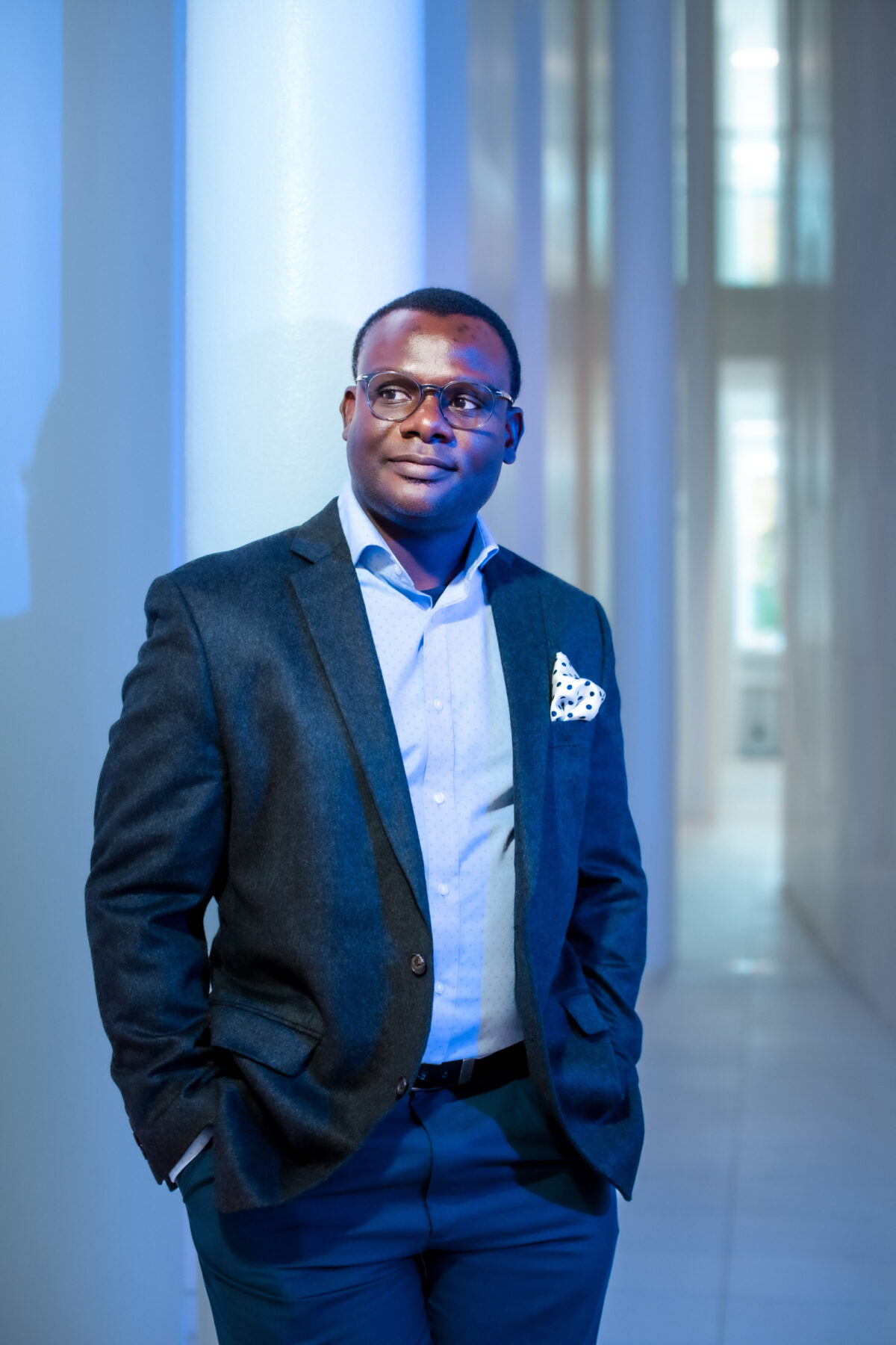 Glendon College professor Dr. Angelo Dossou-Yovo leads by way